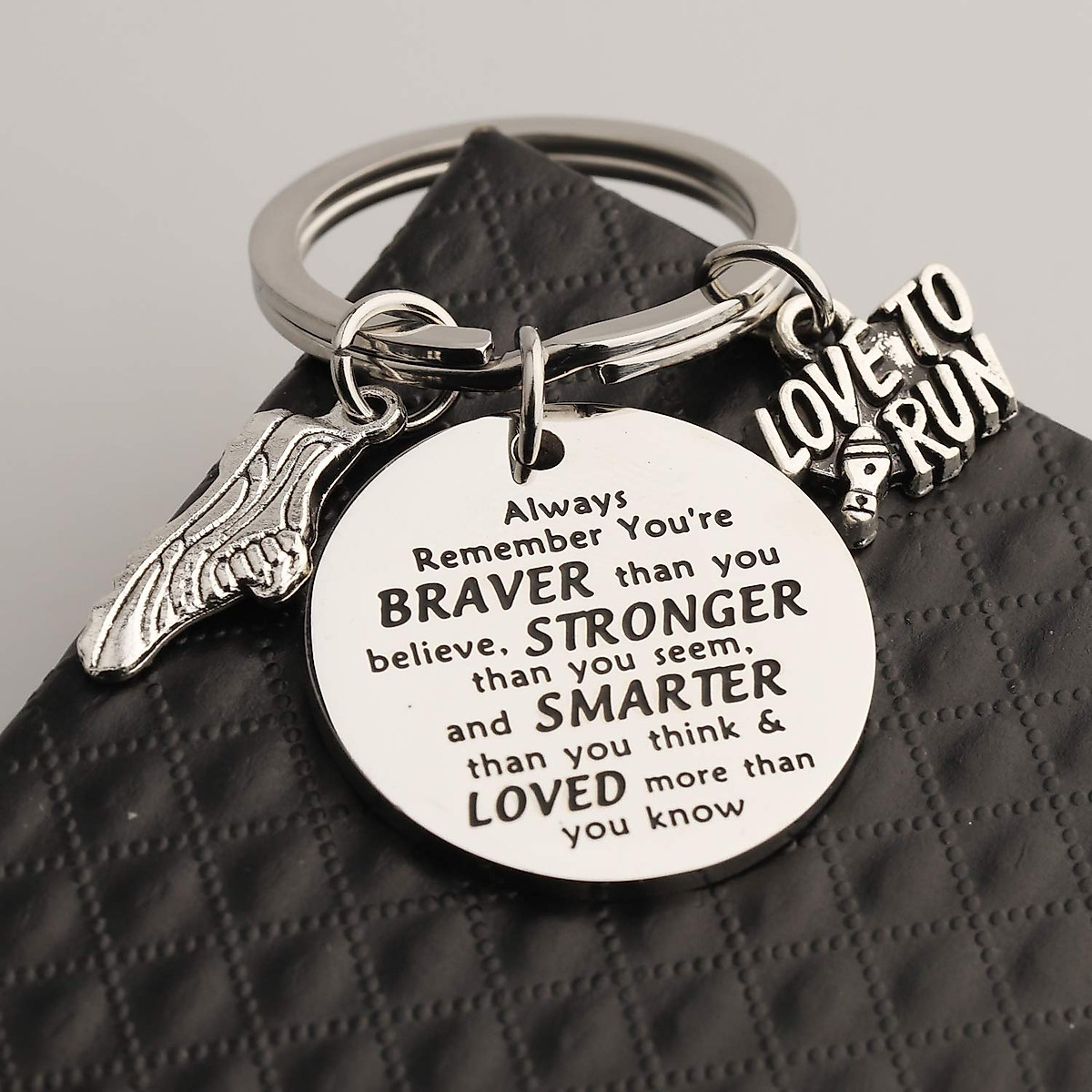Running Keychain Runners Gift Run Keychain Runners Gifts Running Jewelry Inspiration Gifts Love to Run Charm (run keychain)