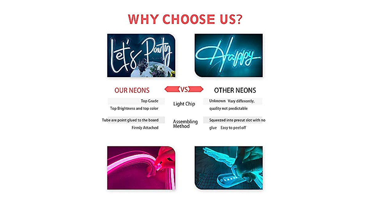 Custom Neon Signs by SELICOR | Personalized LED Neon Lights for Any ...