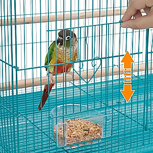 Yaheetech Flight Bird Cage Metal Extra Space Parakeet Cage for Medium Small Birds Cockatiels Conures Budgies Lovebirds