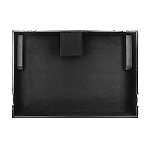 ODYSSEY FZGSPRIME4W2BL Denon Prime 4 Black Flight Case with Patented Glide Laptop Platform & 2U Rack Spaces