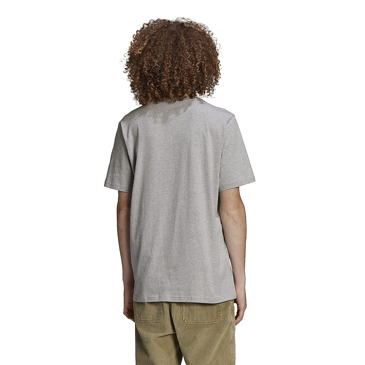 adidas Men's Standard Soccer Logo , Medium Grey Heather, X-Large