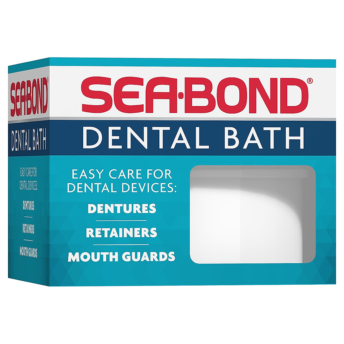 Sea Bond Denture Bath, Colors May Vary
