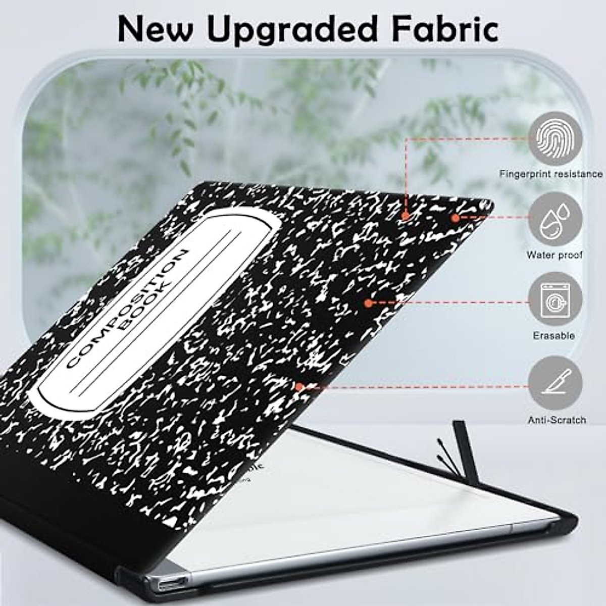 Aippdo Case for Remarkable Paper Pro Tablet 11.8" (Released in 2024), Hard Back Shell Protective Book Folio Cover with Built-in Pen Holder, with Auto Sleep/Wake Function.