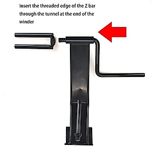 Winch Strap Winder Truck Trailer Flatbed Winch  Cargo Tie-Downs Strap Winder, Roll-up Flatbed Trailer Winch Straps up to 4" Wide, Used in Trailers, Trucks, Warehouses Vans Docks