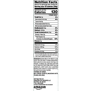 Amazon Brand - Happy Belly Animal Cookies, 13 ounce (Pack of 1) (Reformulation)
