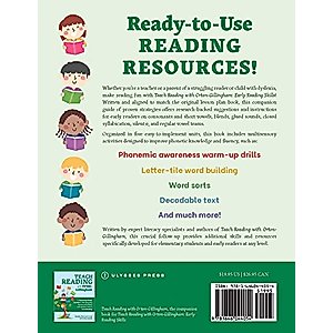 Teach Reading with Orton-Gillingham: Early Reading Skills: A Companion Guide with Dictation Activities, Decodable Passages, and Other Supplemental ... Struggling Readers and Students with Dyslexia