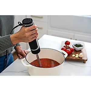 Blendtec Immersion Blender - Handheld Stick Blender, Whisk, and Food Processor - Includes 3 Attachments, 20 oz BPA-Free Jar, and Storage Tray - Stainless Steel