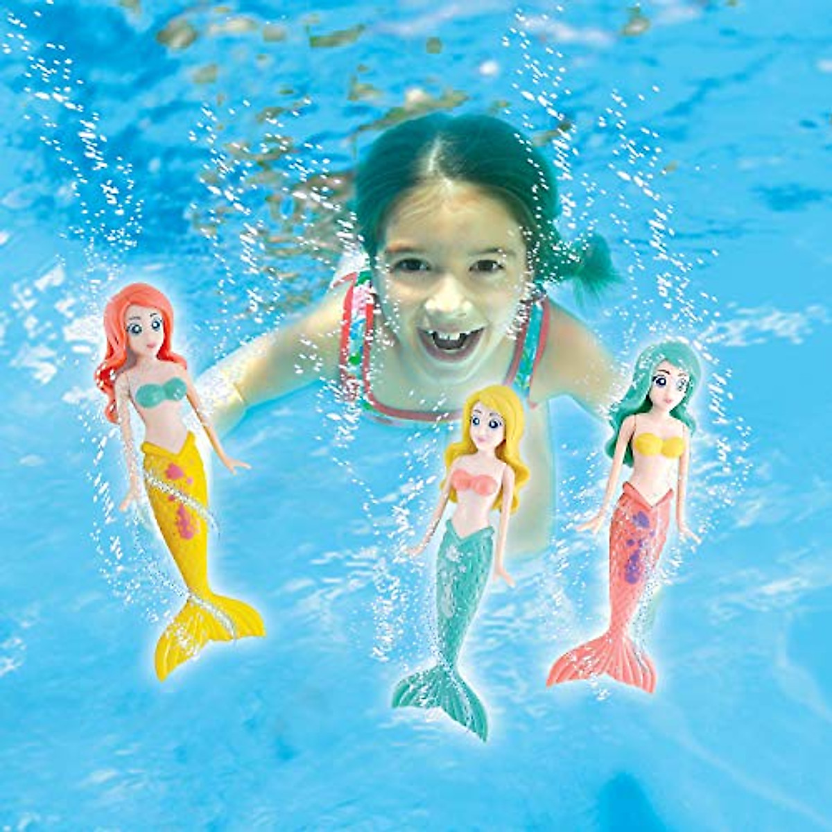 BANZAI Dive Mermaids 4pc Colors May Vary