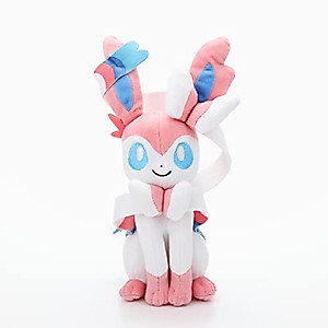 Sanei PP125 Pokemon All Star Collection Sylveon Plush, Brown/a