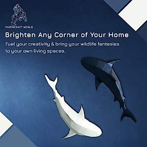 3D Paper Animal Wall & Art Decor - Pre-fold & Pre-cut Papercraft 3D Animal Model Kits - 250 GSM Puzzled 3D Origami Paper - DIY 3D Puzzle by PaperCraft World - Bunny