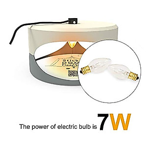 ASPECTEK Trapest Sticky Dome Flea Bed Bug Trap with 2 Glue Discs, Odorless Non-Poisonous and Natural Flea Killer Trap Pad, Pets, Children and Family Friendly, 220V Flea Trap