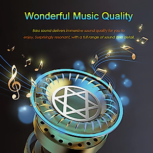 Wireless Earbuds, Bluetooth Sport Earphone with Earhook, Ear Buds Built-in Microphone, Perfect Sound Long Distance Connection Stereo Sound Noise Cancelling Headsets for Workout, Running, Gym