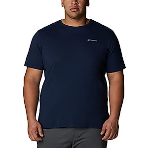 Columbia Men's Thistletown Hills Short Sleeve, Collegiate Navy Heather, Large