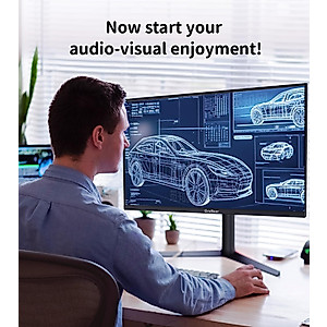 GreBear 27-inch Computer Monitor IPS Panel PC Monitors FHD 1080p 75Hz LED Display Home Office Desktop Screen, HDMI, VGA, Flicker-Free, Flicker Free, Blue Light Filter, 100x100 mm VESA Mountable