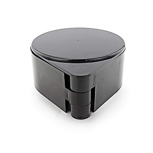 New Star Foodservice 48360 Plastic 3-Tier Bar Glass Rimmer, Black