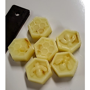 Honeycomb Honey Bee Baby Shower Favors - Birthday Party Goats Milk & Honey Scent Soaps Gender Reveal Party Pack of 20