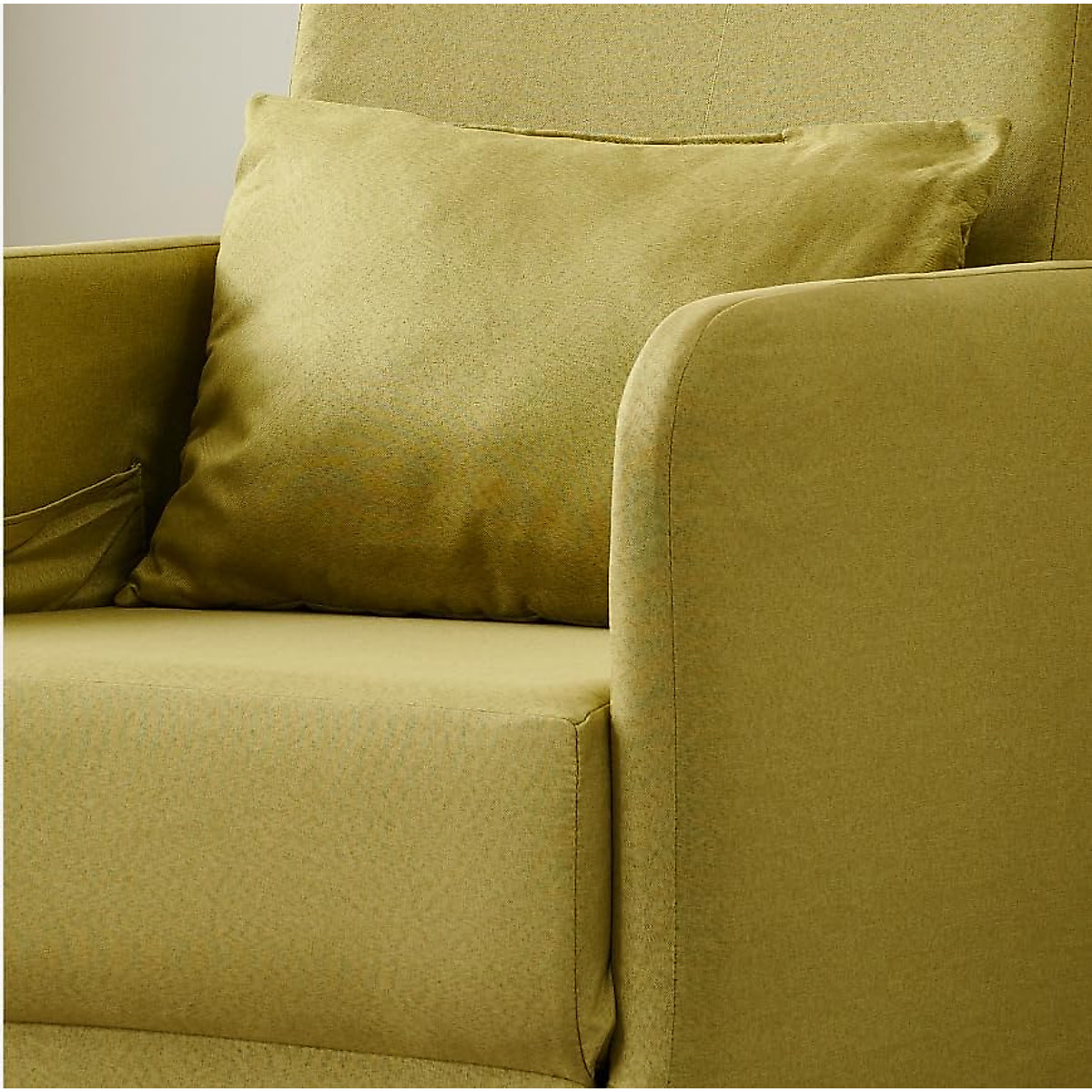 ENGERIO Folding Sofa Bed Floor Mattress 3-in-1 Convertible Sofa to Lounger Convertible Folding Sofa Bed - Sleeper Chair with Pillow for Living Room/Dorm/Guest Use/Home Office/Apartment, Single Size