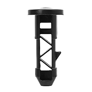 6pcs Wheelie Bin Lid Hinge PinPlastic Wheelie Bin Lid Hinge Pin Wheelie Trash Bins 67mmx31mm Black for 80-240l Household and Commercial