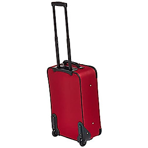AMERICAN TOURISTER Fieldbrook XLT Softside Upright Luggage, Red/Black, Carry-On 21-Inch