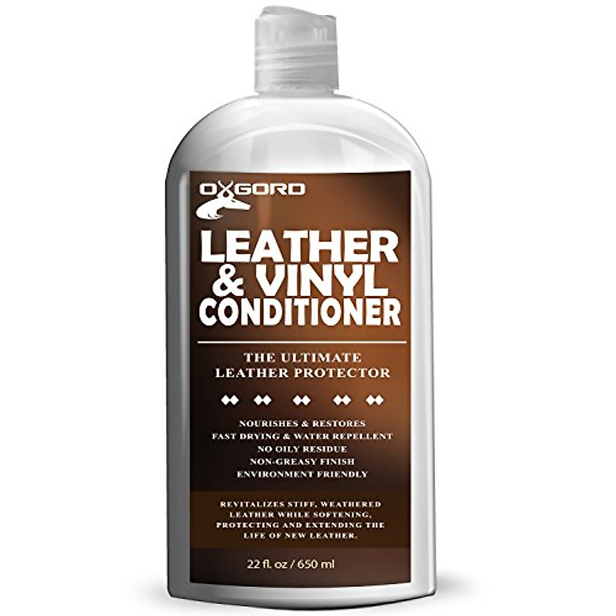 Leather Conditioner - 22oz Kit Restores Leather Vinyl Surface Lotion Cleaner Protector Moisturizer Care Treatment for Leather Apparel, Furniture, Auto Interior, Shoes Hand bags & Accessories Non Toxic