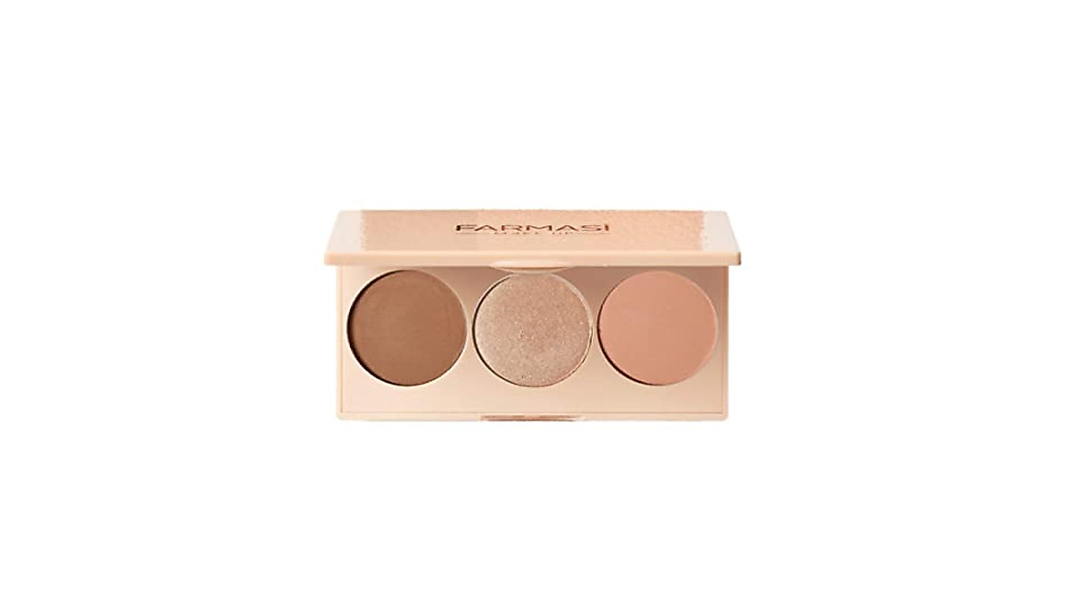 Farmasi Peach Bite Bronzer 3-in-1 Palette for Flawless Looks
