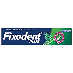 Fixodent Control Denture Adhesive Cream Plus Scope Flavor 2 oz (Pack of 8)