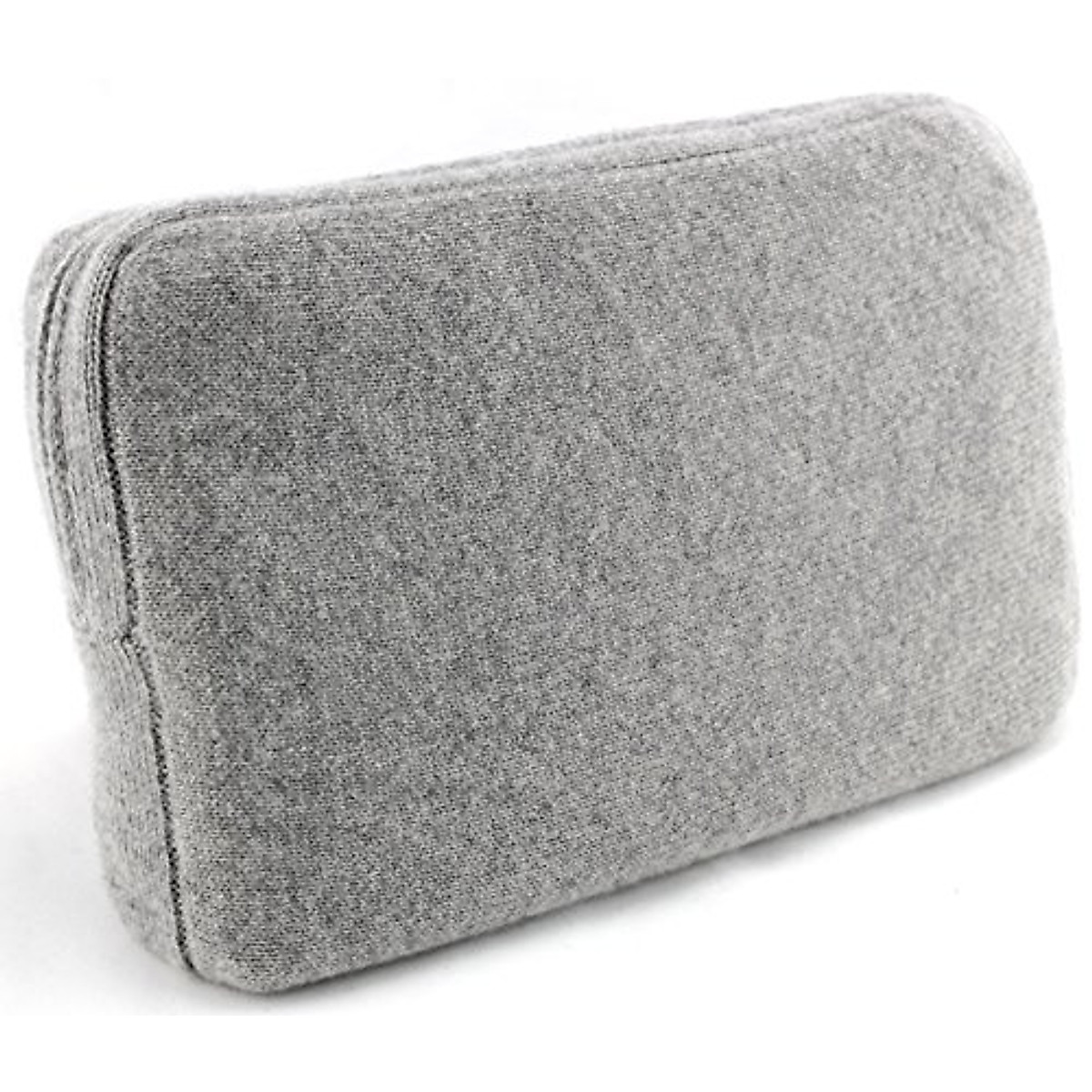 Jet&Bo 100% Pure Cashmere Travel Set: Blanket, Eye Mask, Socks, Carry/Pillow Case Gray