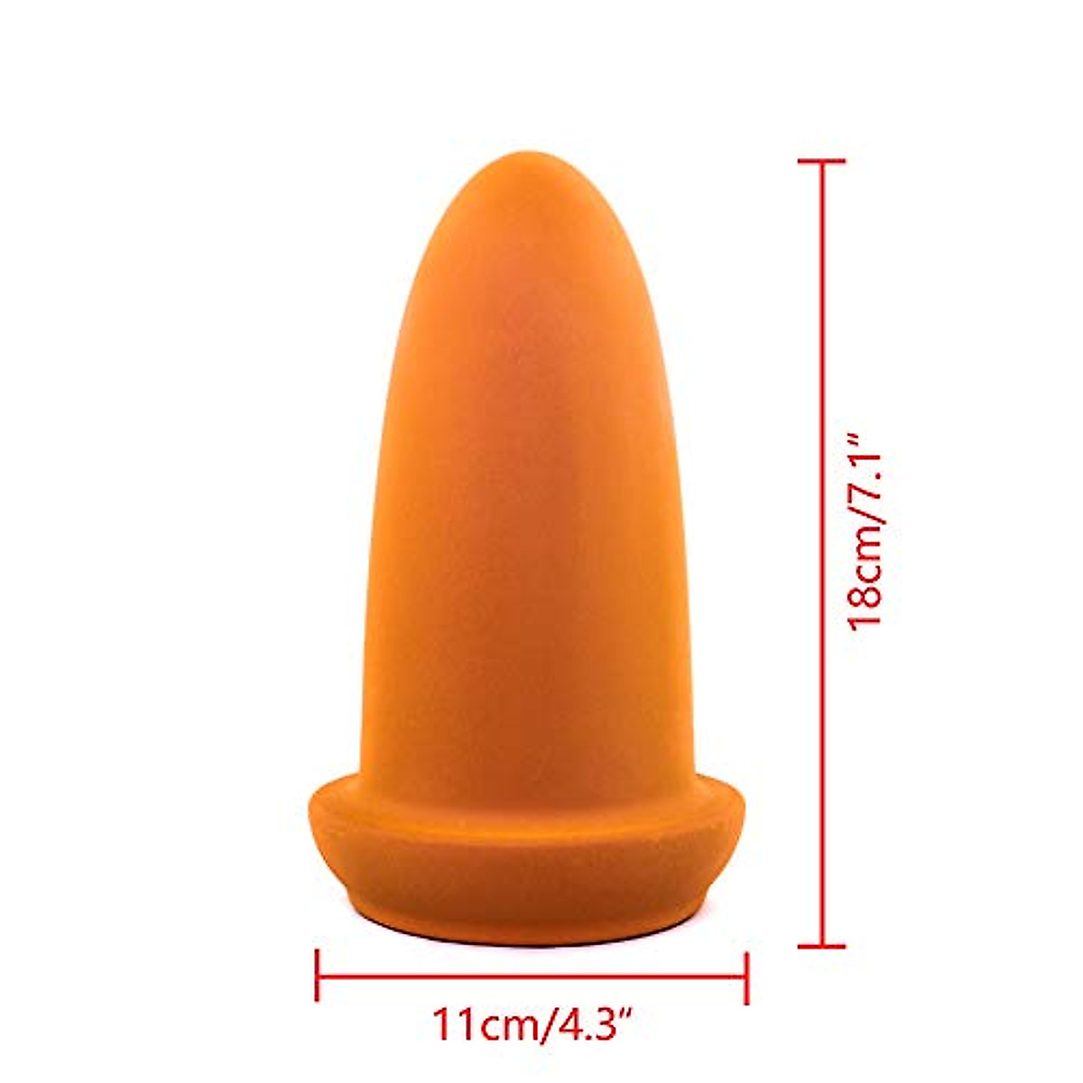 AQUA KT Discus Angelfish Fish Breeding Cone Spawning Slates for Aquarium Landscape Fish Tank, 7.1 Inch Height, Made of Natural Ceramic