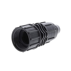 Drip Depot Perma-Loc 1/2" Tubing x 3/4" FHT w/Swivel Irrigation Fitting- 5 Pack