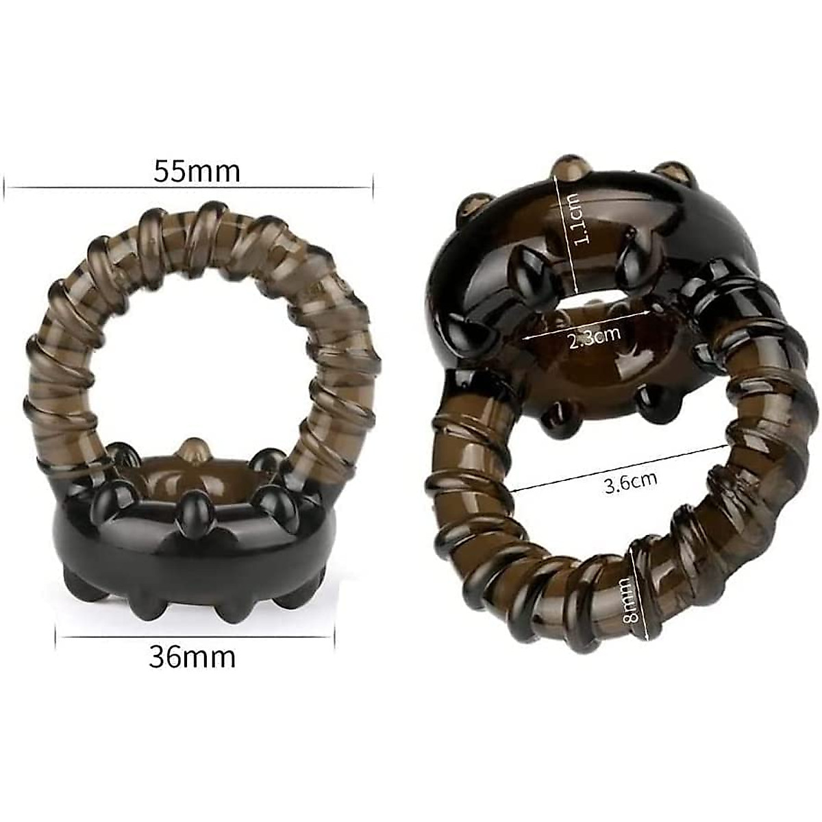 Newly Silicone Cock Ring for Men Erection Silicone Cock Rings for Couple Penis Ring Sex Toy for Male Longer Harder Stronger Machine Sunglasses LG-JCB-05.17