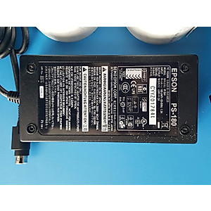 Epson TM-T88IV Model M129H - Dark Gray POS Thermal Receipt Printer USB Port with Epson PS-180 Power Supply & 3 Rolls of Receipt Paper - (Renewed)