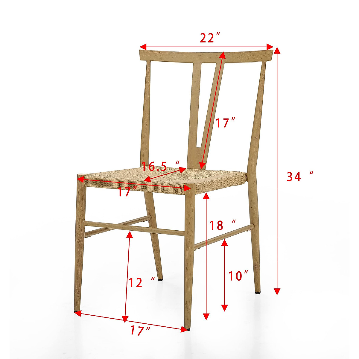 Melpomene 5 Pieces Rattan Wicker Dining Table Set with 44" Round Table Glass Top and Four Chairs,for Kitchen, Living Room and Dining Room