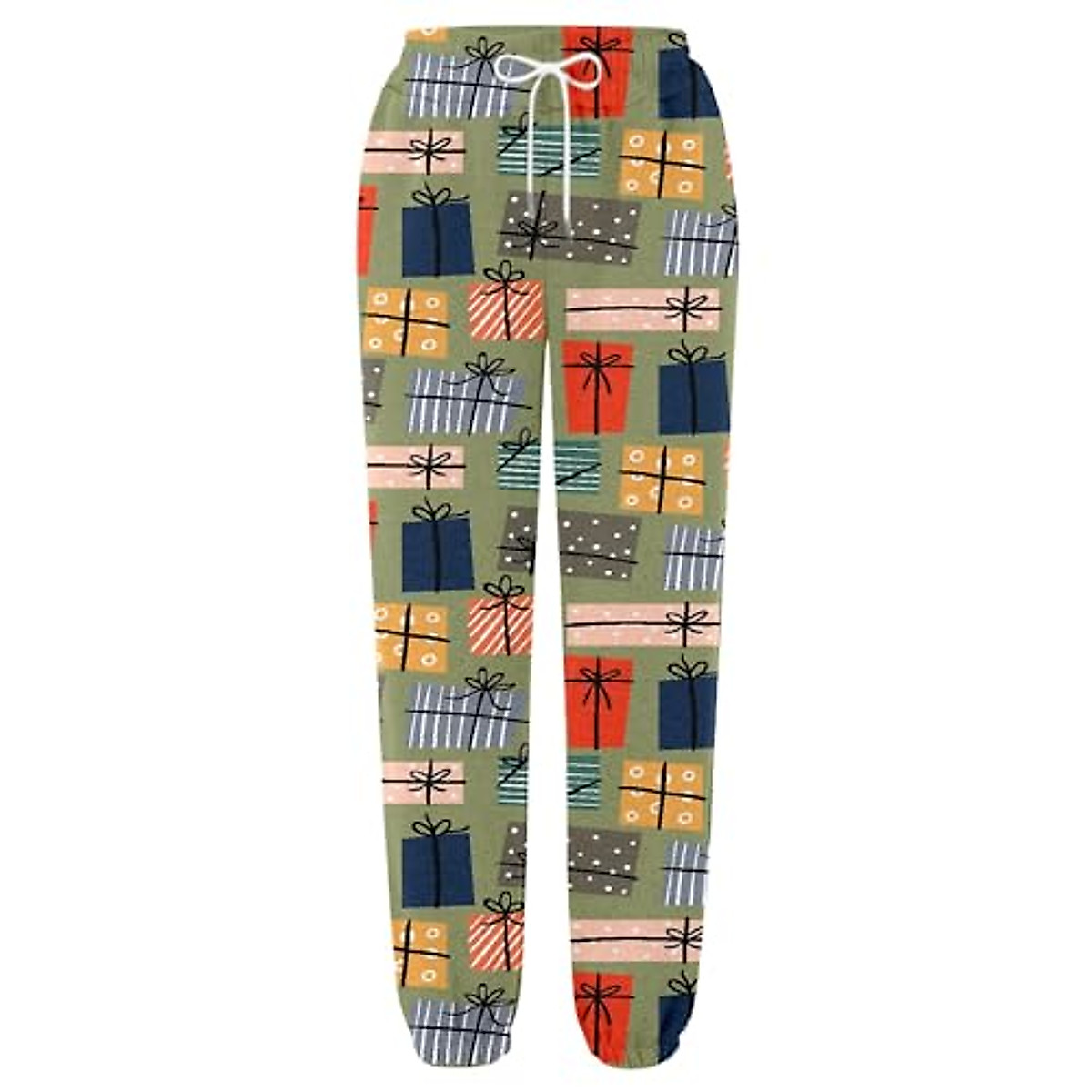 Black 2023 Friday Deals,Red Wine Glass Print Womens Wide Leg Sweatpants Christmas Print Drawstring Baggy Sweatpants Merry Christmas Print Straight Leg Running Sweatpants Green XL