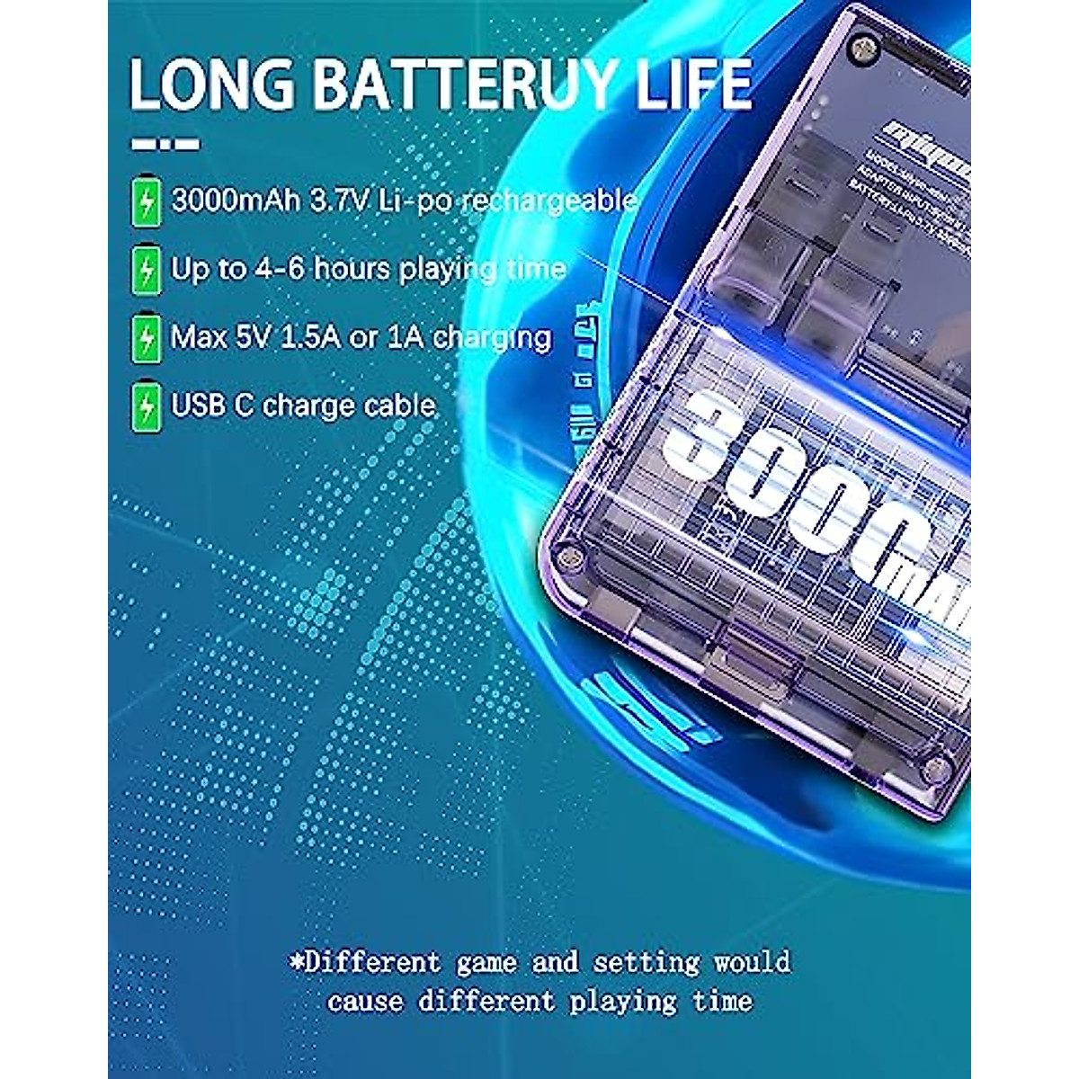 Miyoo Mini Plus Retro Handheld Game Console,Retro Game Emulator Console for Adults and Children,3.5" IPS Screen,64GB TF Card 10,000+ Games,Portable Rechargeable Open Source,Support WiFi (Purple)