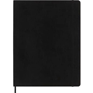 Moleskine Classic Notebook, Soft Cover, XXL (8.5" x 11") Ruled/Lined, Black, 192 Pages