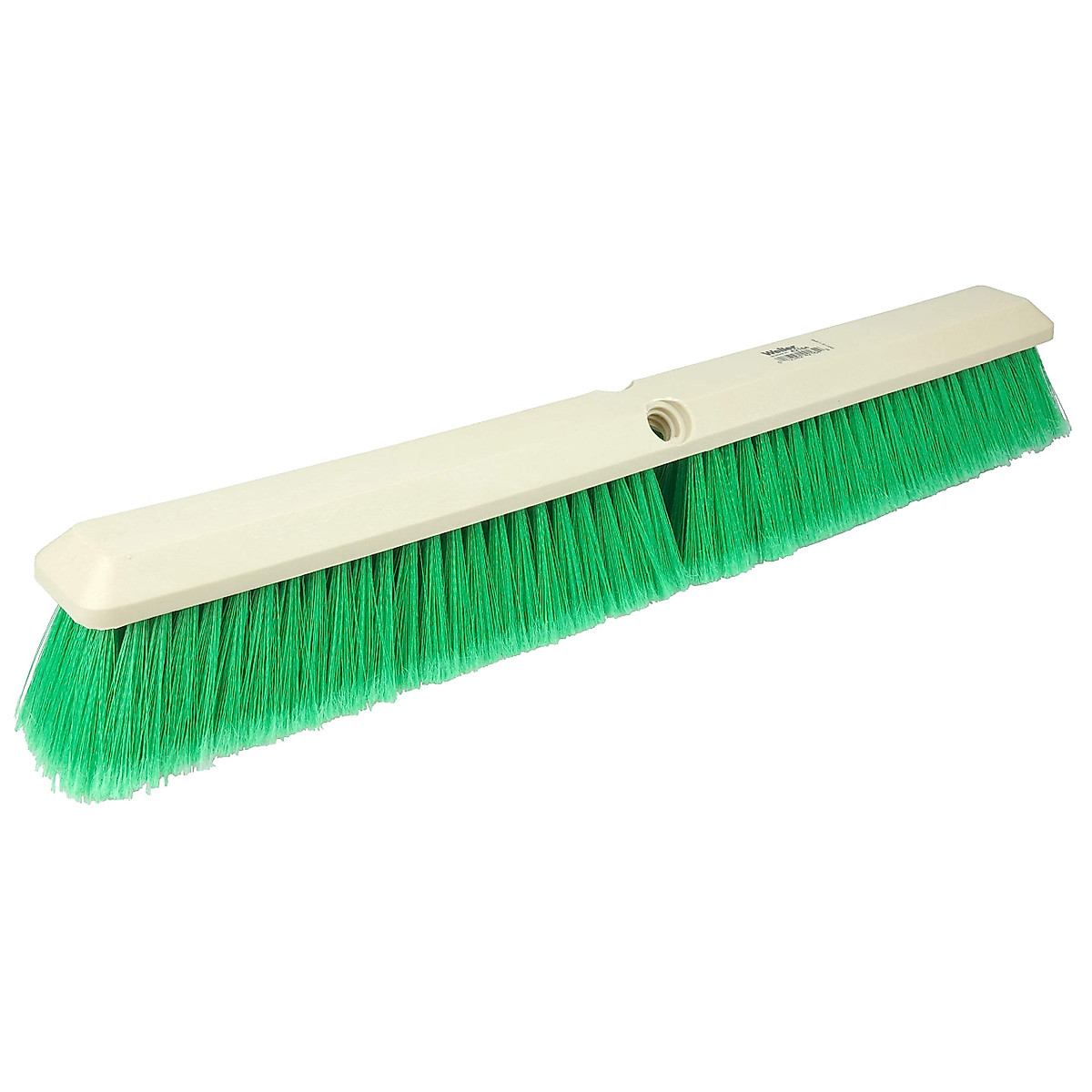 Weiler 42163 Perma-Sweep 18" Block Size, 3" Trim Length, Flagged Green Polystyrene Fill, Fine Sweeping Floor Brush