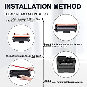 High Yield 1 Pack Black TN730 TN-730 Compatible Toner Cartridge Replacement for DCP-L2550DW MFC-L2710DW L2750DW L2750DWXL HL-L2350DW L2370DW/DWXL L2390DW L2395DW Printer Ink Cartridge…