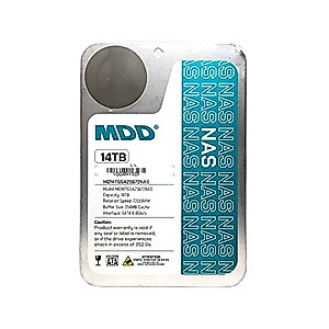 MDD (MD14TSATA25672NAS) 14TB 7200 RPM 256MB Cache SATA 6.0Gb/s 3.5" Internal NAS Hard Drive - 5 Years Warranty (Renewed)
