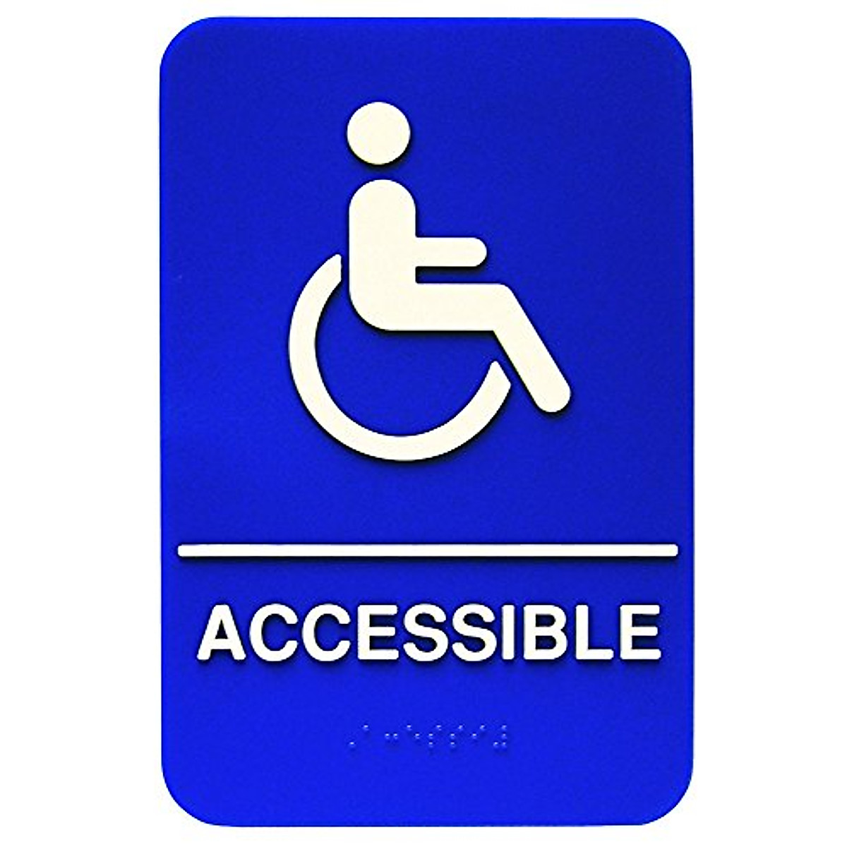 ADA Compliant Braille Accessible Sign