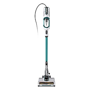 SHARK HZ251 Ultralight Corded Stick Vacuum with Self-Cleaning Brushroll, Blue/White (Renewed)