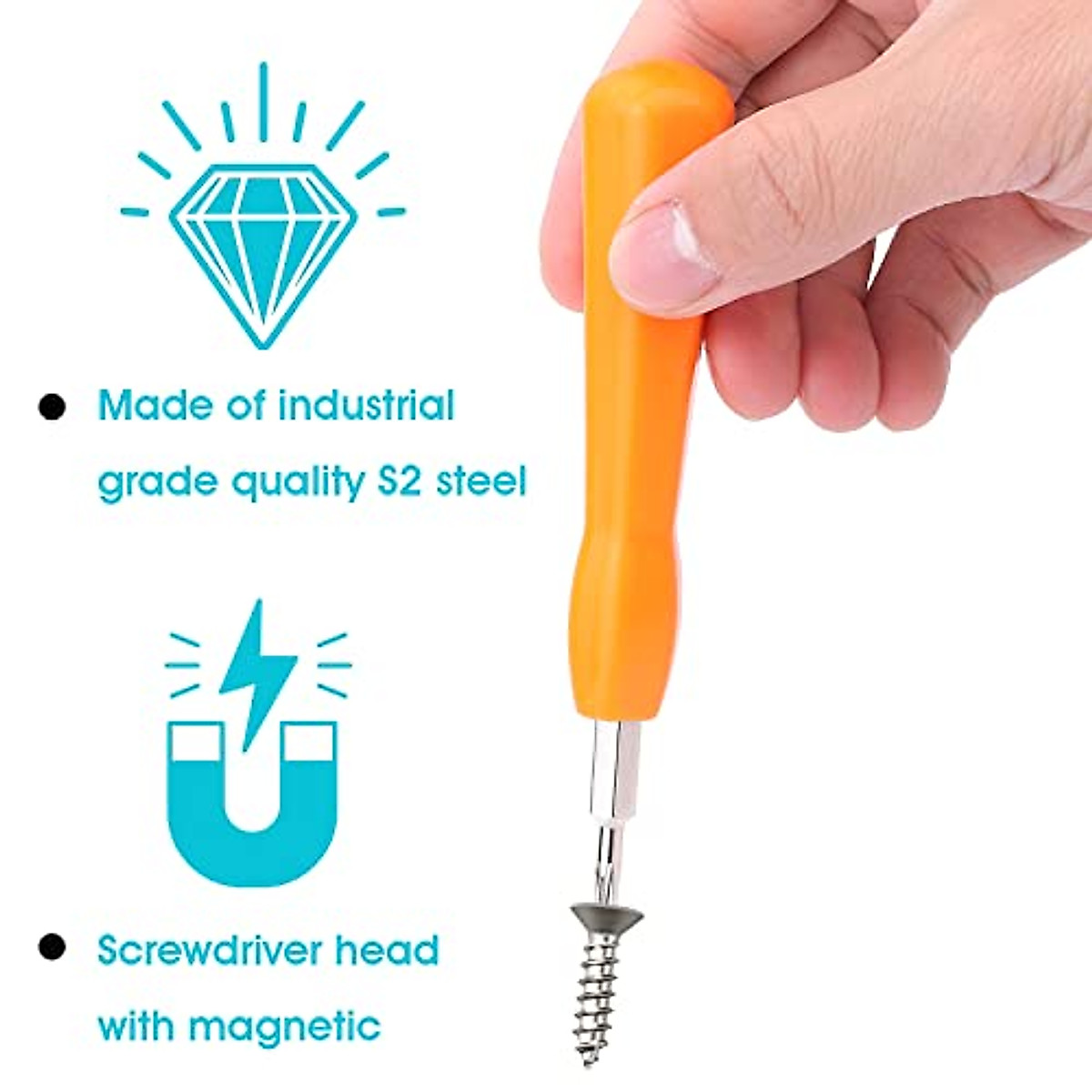 Doorbell Screwdriver Replacement,Double-ended Screwdriver for Doorbell Replacement Bit Fit for All Doorbells include Video Doorbell, Video Doorbell 2, Pro and Elite