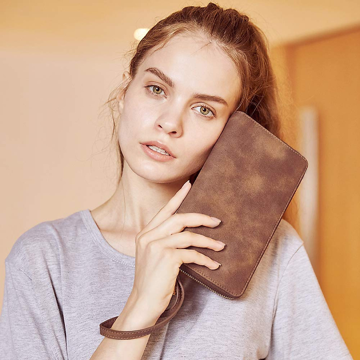 CLUCI Small Backpack Purse Bundles with Women Wallet