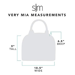 Simple Modern Lunch Bag for Women & Men | Reusable Insulated Lunch Tote Purse for Work | Cute Lunch Box Container for Adult, Travel, School | Very Mia Collection | 5 Liter | Sherbet Swirl