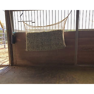 NRTFE Hay Net Slow Feed Bag for Horse Feeder Full Day Feeding Grazing Extra Large (63"x40")