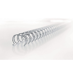 GBC WireBind Binding Wires, 12.5 mm, 115 Sheet Capacity, A4, Silver, Pack of 100, RG810897