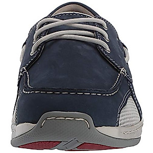 Dunham mens Captain Boat Shoe, Navy Nbk, 9.5 X-Wide US