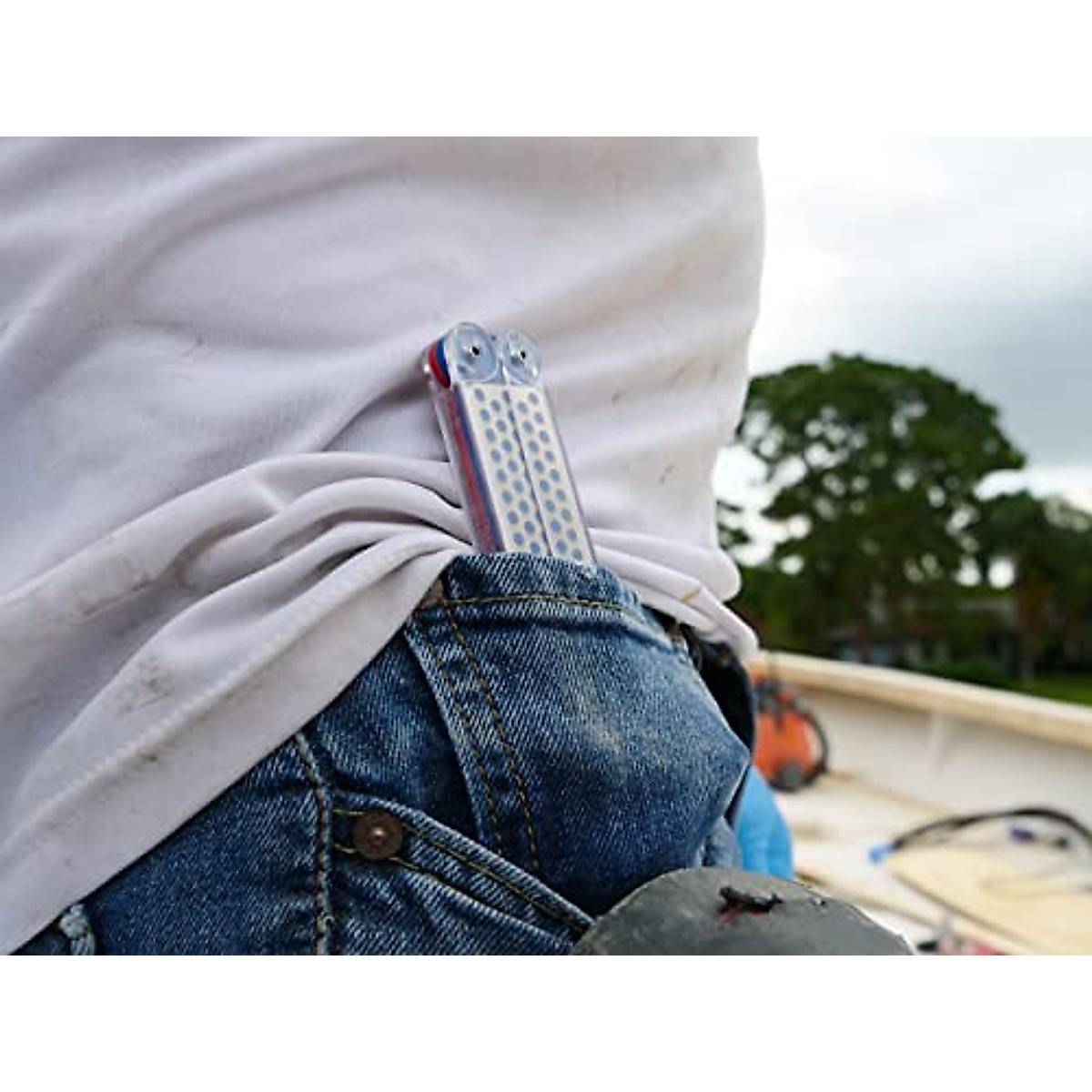 DMT FWFC DuoSharp Double-Sided Diamond Sharpening Stone for Knives and More, 8-Inch, Fine/Coarse