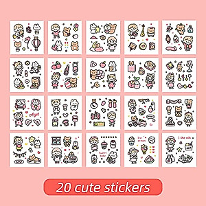 Craft Organizer, 9 Removable Mini Acrylic Plastic Drawers Organizer for Desk, Cute Kawaii Storage Organizer Office Supplier for Jewelry, Sewing Supplies, Vitamins, Sticker and Dool (Pink)