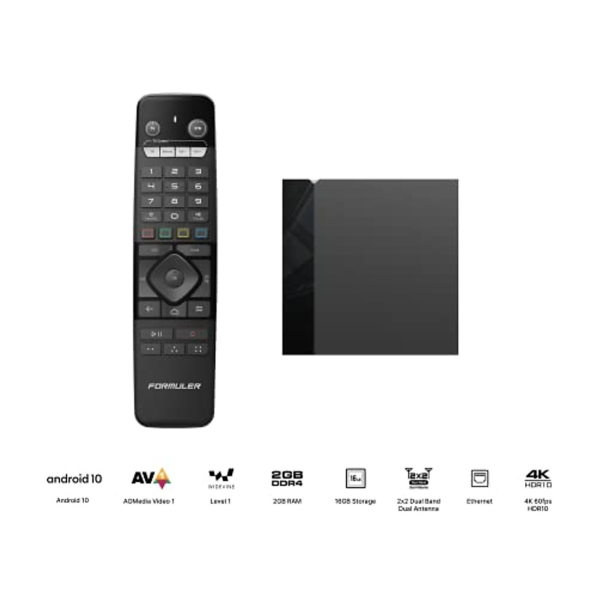 Dreamlink/Formuler Z10 Pro 4K Android Media Streamer with Dual Band WiFi 5G | 2GB RAM |16GB Storage