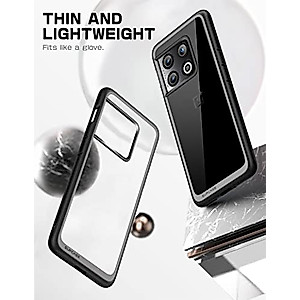 SUPCASE Unicorn Beetle Style Series Case Designed for OnePlus 10 Pro 5G (2022 Release), Premium Hybrid Protective Clear Case (Black)